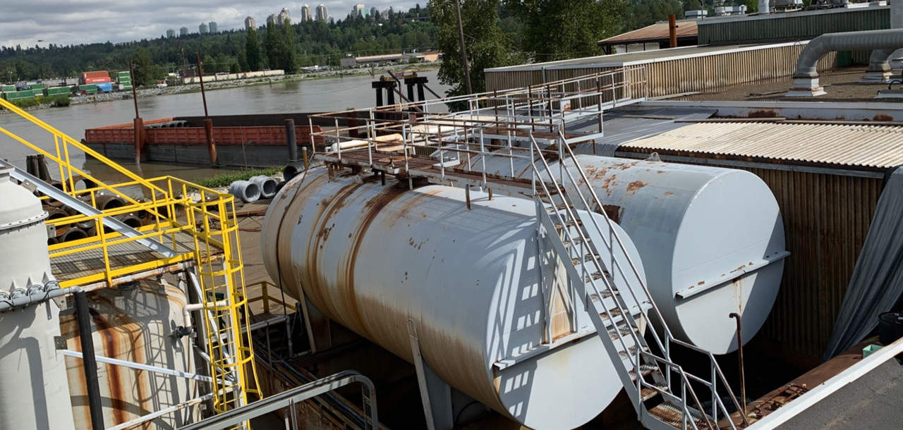 Tree Island New Chemical Storage Tanks - Enginuity Engineering Consulting